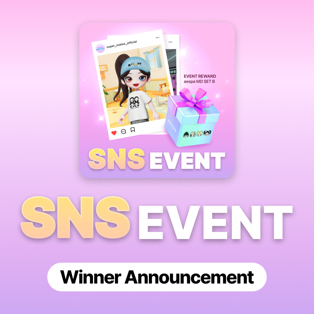 Announcement of the 1st & 2nd winners of SNS events